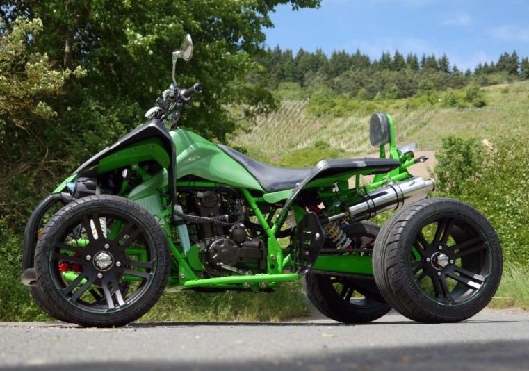 250 ccm Racing Quad Speedslide Xtreme - NEU 2015 - Grün Carbon Quad ...